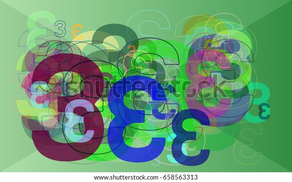 Number 3 Art Template Stock Vector (Royalty Free) 658563313 | Shutterstock