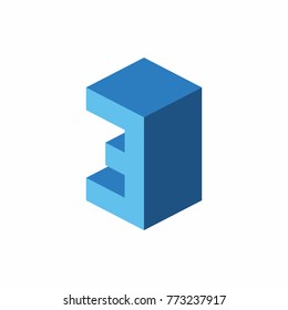 Number 3 Logo Icon Design Template Stock Vector (Royalty Free ...