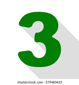 Number 3 Sign Design Template Element Stock Vector (Royalty Free ...
