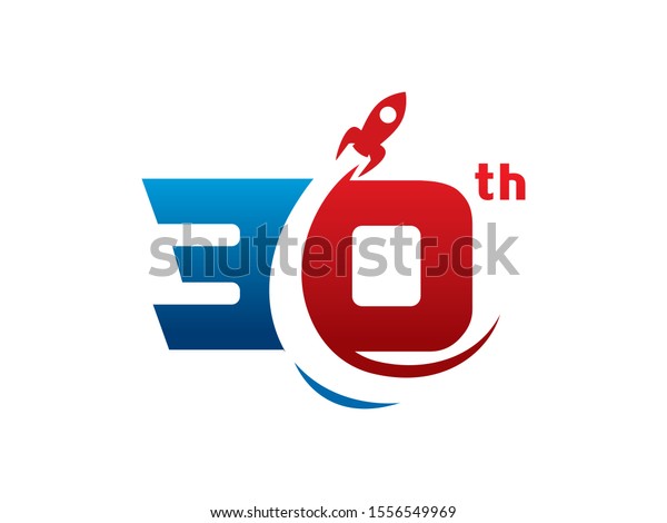 Number 30 Logo Symbol Template Design Stock Vector (Royalty Free ...