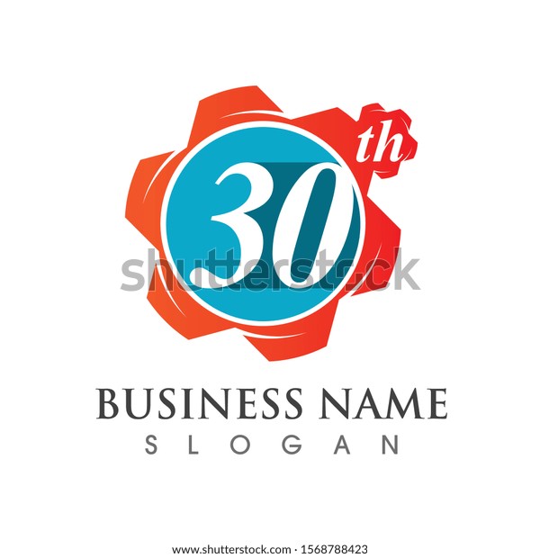 Number 30 Logo Symbol Template Design: เวกเตอร์สต็อก (ปลอดค่าลิขสิทธิ์ ...