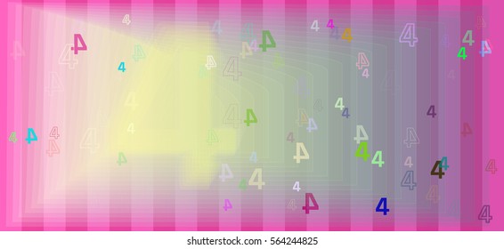 Number 4 Template Idea Stock Vector (Royalty Free) 564244825 | Shutterstock