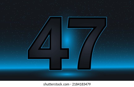 4,647 Number 47 Images, Stock Photos & Vectors | Shutterstock