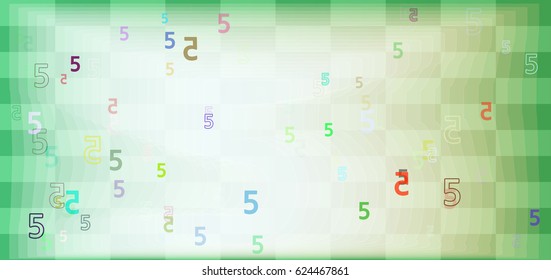 Number 5 Art Vector Stock Vector (Royalty Free) 624467861 | Shutterstock