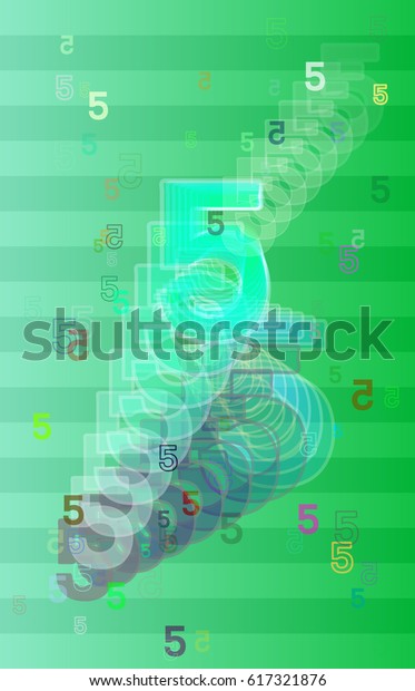 Number 5 Background Texture Stock Vector (Royalty Free) 617321876 ...