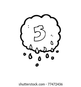 Number 5 Cloud Cartoon Stock Vector (Royalty Free) 77472436 | Shutterstock