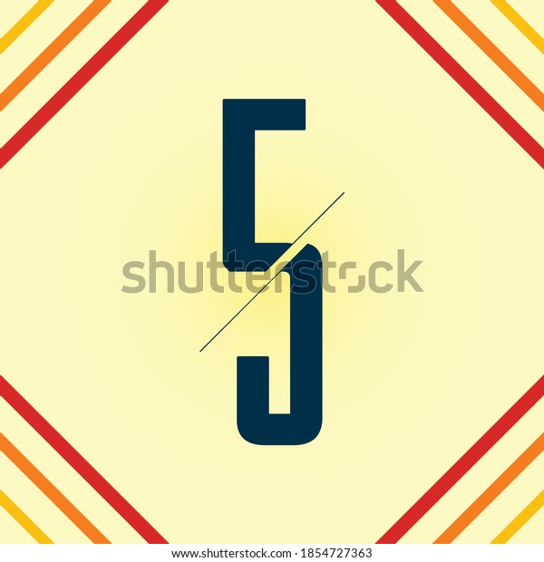 Number 5 Cut Sliced Lines Effect Stock Vector (Royalty Free) 1854727363 ...