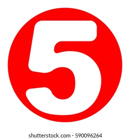 Number 5 Sign Design Template Element Stock Vector (Royalty Free ...