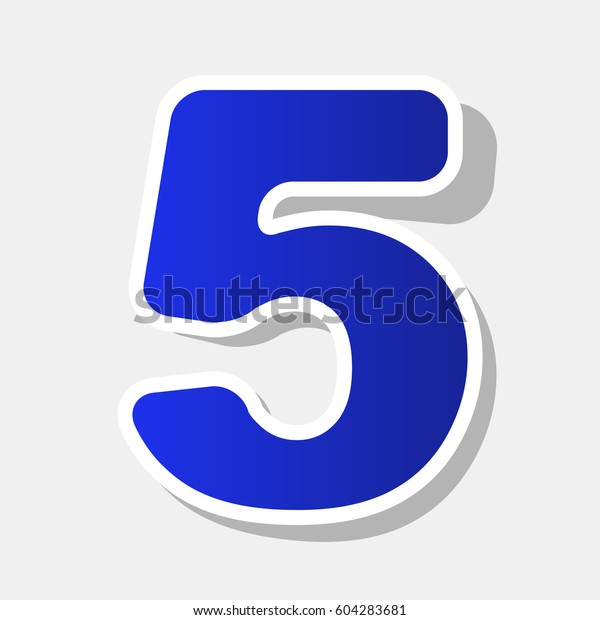 Number 5 Sign Design Template Element Stock Vector (Royalty Free ...