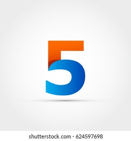 Number 5 Vector Design Stock Vector (Royalty Free) 624597698 | Shutterstock
