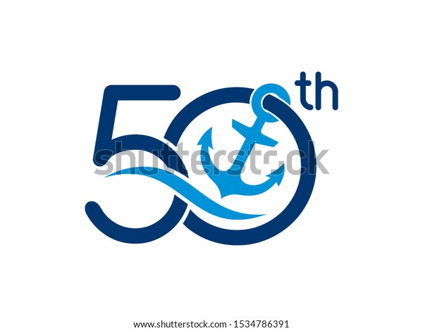 Number 50 Logo Symbol Template Design Stock Vector (Royalty Free ...