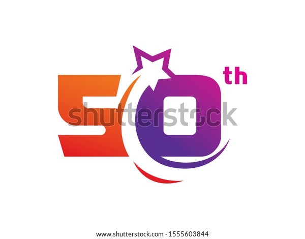 Number 50 Logo Symbol Template Design: เวกเตอร์สต็อก (ปลอดค่าลิขสิทธิ์ ...