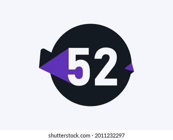 1,984 Number 52 logo Images, Stock Photos & Vectors | Shutterstock