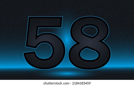 3,905 Number 58 Stock Illustrations, Images & Vectors | Shutterstock