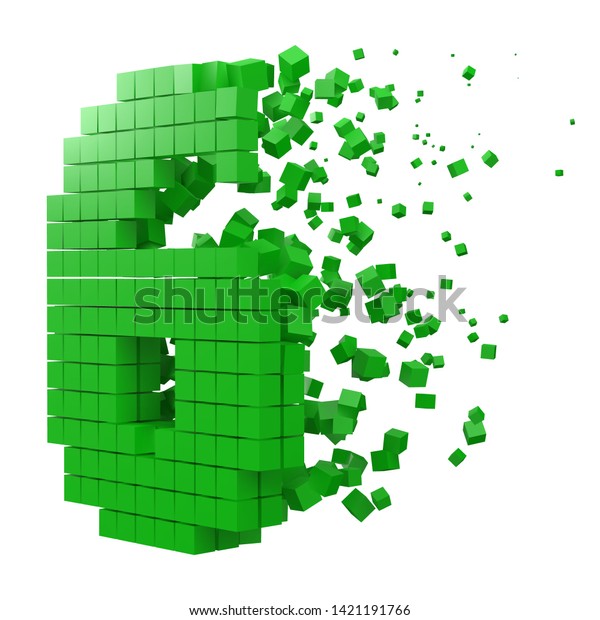 Number 6 Shaped Data Block Version Stock Vector (Royalty Free ...
