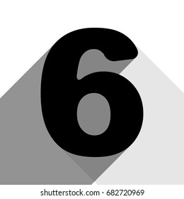 Number 6 Sign Design Template Element Stock Vector (Royalty Free) 682720969