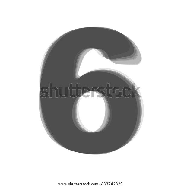 Number 6 Sign Design Template Element Stock Vector (Royalty Free ...