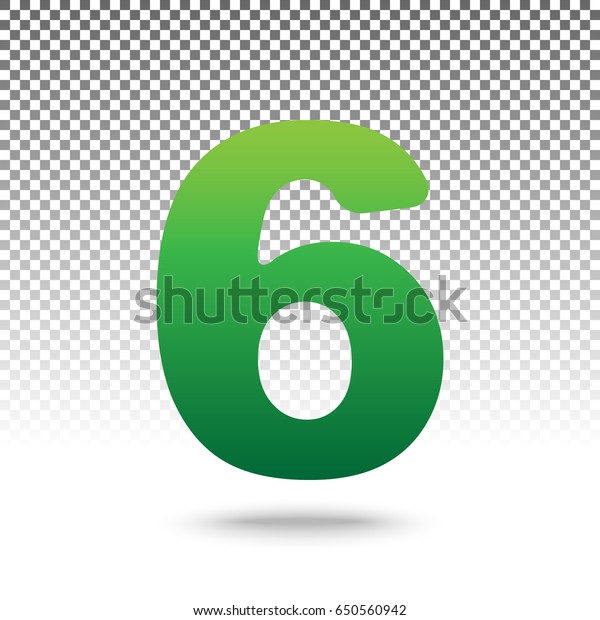 Number 6 Sign Design Template Element Stock Vector (Royalty Free ...