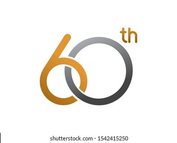 Number 60 Logo Symbol Template Design Stock Vector (Royalty Free ...