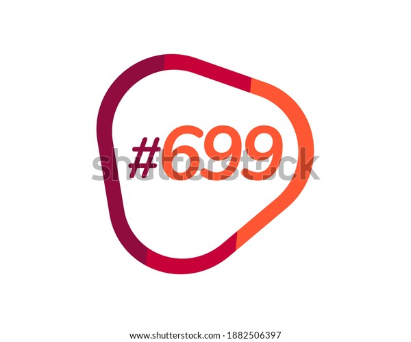 Number 699 Image Design 699 Logos Stock Vector (Royalty Free ...