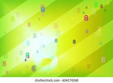 Number 8 Background Design Stock Vector (Royalty Free) 604174268 ...