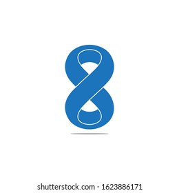 Combination Figure 8 Abstract Vector Logo 库存矢量图（免版税）1105760150 ...