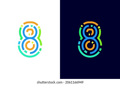 21,036 8 Line Logo Images, Stock Photos & Vectors | Shutterstock
