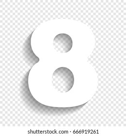 Number 8 Sign Design Template Element Stock Vector (Royalty Free ...