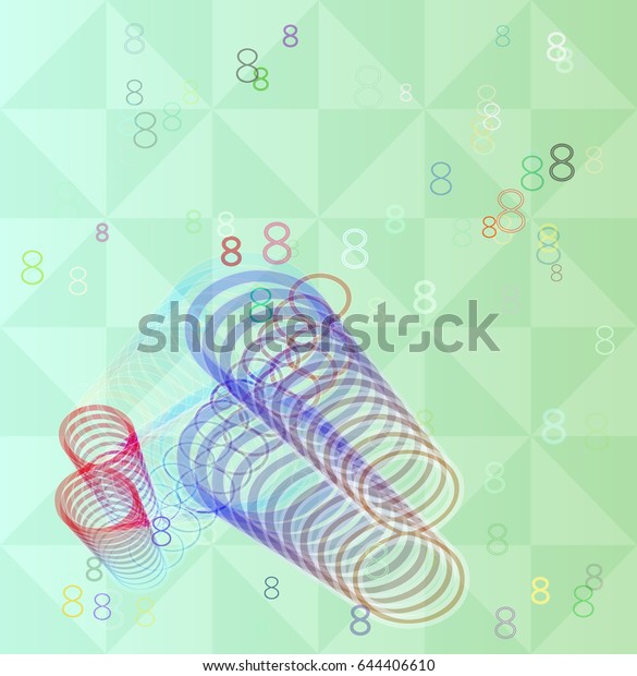 Number 8 Template Art Stock Vector (Royalty Free) 644406610 | Shutterstock