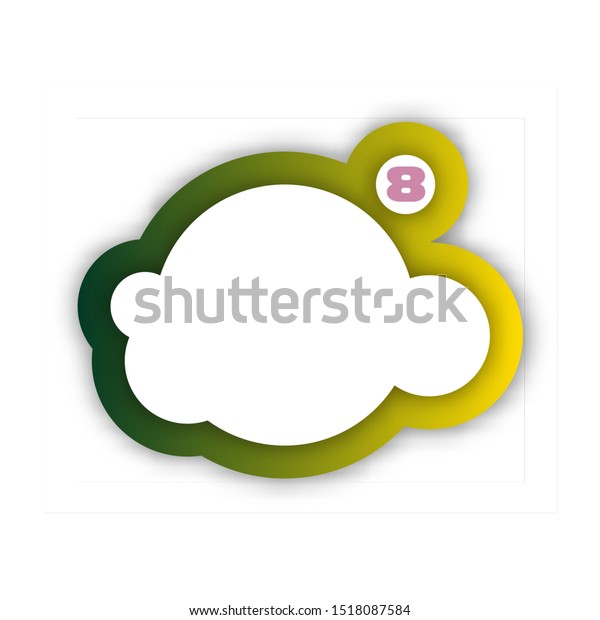 Number 8 Vector Font Alphabet Modern Stock Vector (Royalty Free ...