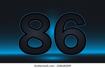 1,983 Logo Number 86 Images, Stock Photos & Vectors | Shutterstock