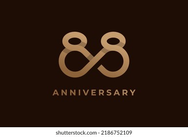 Number 88 Logo Number 88 Infinity Stock Vector (Royalty Free ...