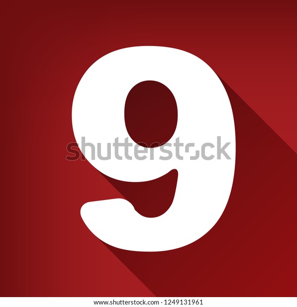 Number 9 Sign Design Template Element Stock Vector (Royalty Free ...