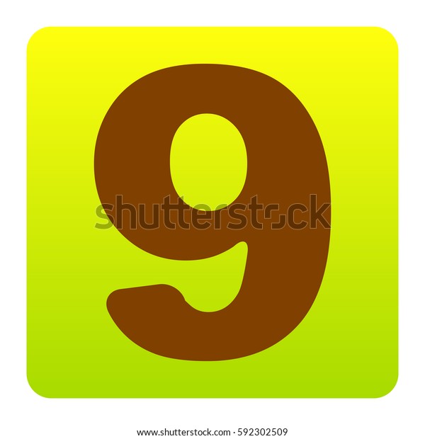 Number 9 Sign Design Template Element Stock Vector (Royalty Free ...