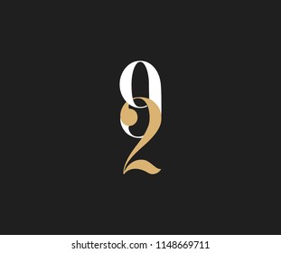 Number 92 9 2 Linked Logo Stock Vector (Royalty Free) 1148669711 ...