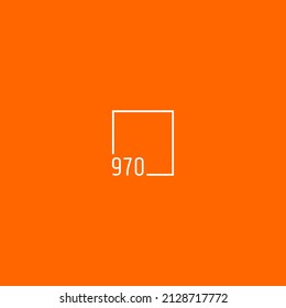 Number 970 Logo Corner Box Stock Vector (Royalty Free) 2128717772 ...