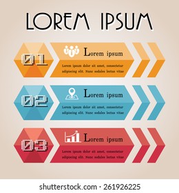 Number Banner Element Design Stock Vector (Royalty Free) 261926225 ...