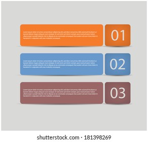 Number Banner Set Stock Vector (Royalty Free) 181398269 | Shutterstock