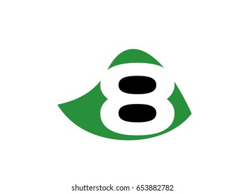 Number Eight 8 Logo Icon Template Stock Vector (Royalty Free) 653882782 ...