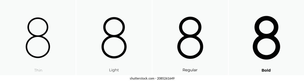 2,914 Bold Number 8 Images, Stock Photos & Vectors | Shutterstock