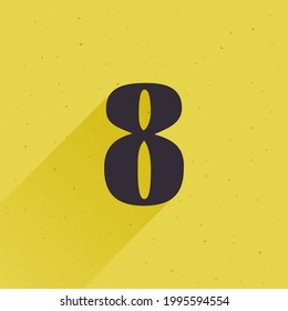 Number Eight Logo Your Fun Happy Stock Vector (Royalty Free) 1995594554 ...