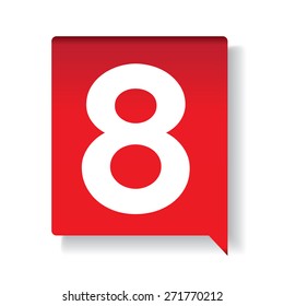32,088 Number Eight Red Images, Stock Photos & Vectors | Shutterstock