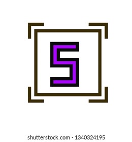 Number Five Pixel Art Stock Vector (Royalty Free) 1340324195 | Shutterstock