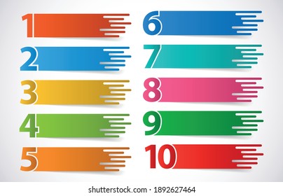 Number Font Fast Moving Labels Stock Vector (Royalty Free) 1892627464 ...