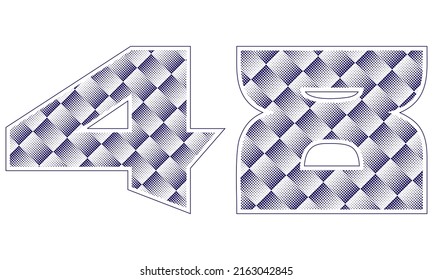 4,975 Number 48 Images, Stock Photos & Vectors | Shutterstock