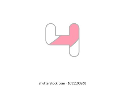 Number Icon 4 Four Logo Grey Stock Vector (Royalty Free) 1031103268 ...