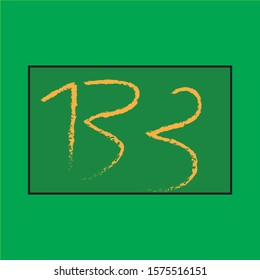 Number Icon Logo Design Background Stock Vector (Royalty Free) 1575516172