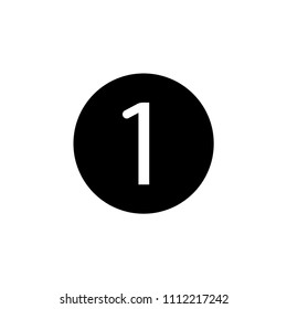 Number One Circle Vector Shapes Stock Vector (Royalty Free) 1421495990 ...
