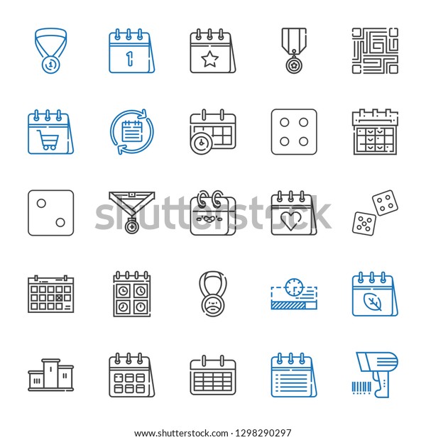 Number Icons Set Collection Number Scanning Stock Vector (Royalty Free ...