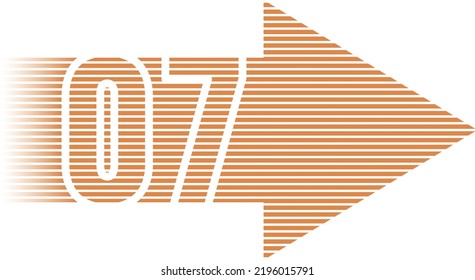 4,116 Number 07 Images, Stock Photos & Vectors | Shutterstock